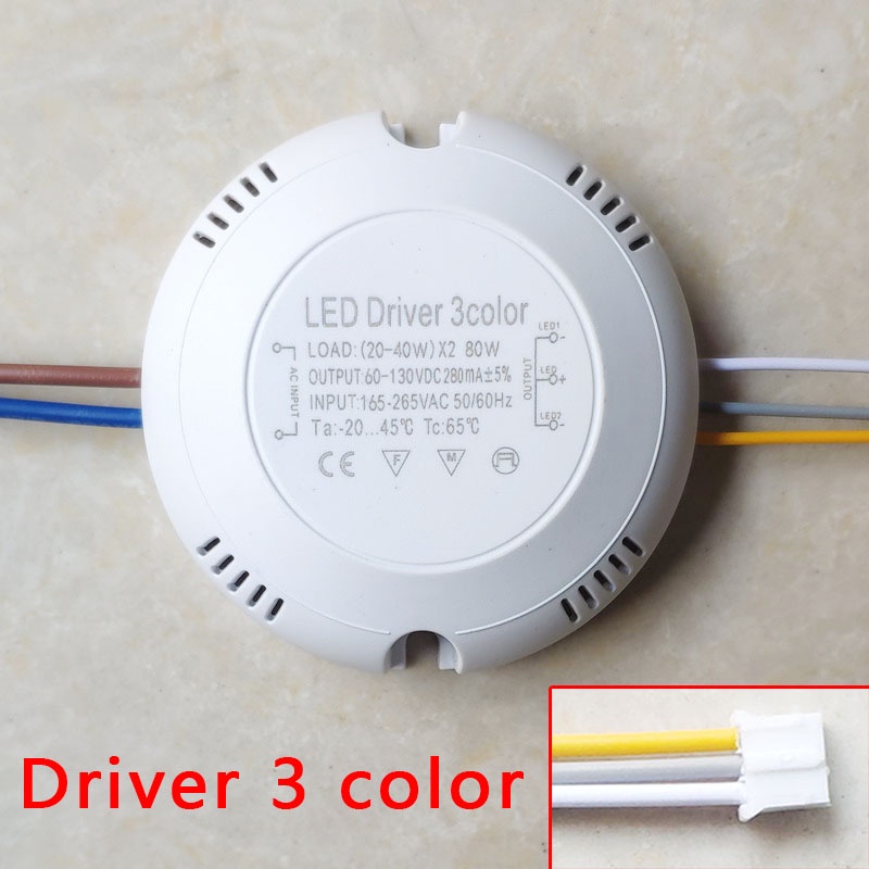 LED Driver Current 280mA 8-24W/24-36W SMD PCB Light Ceiling Power ...