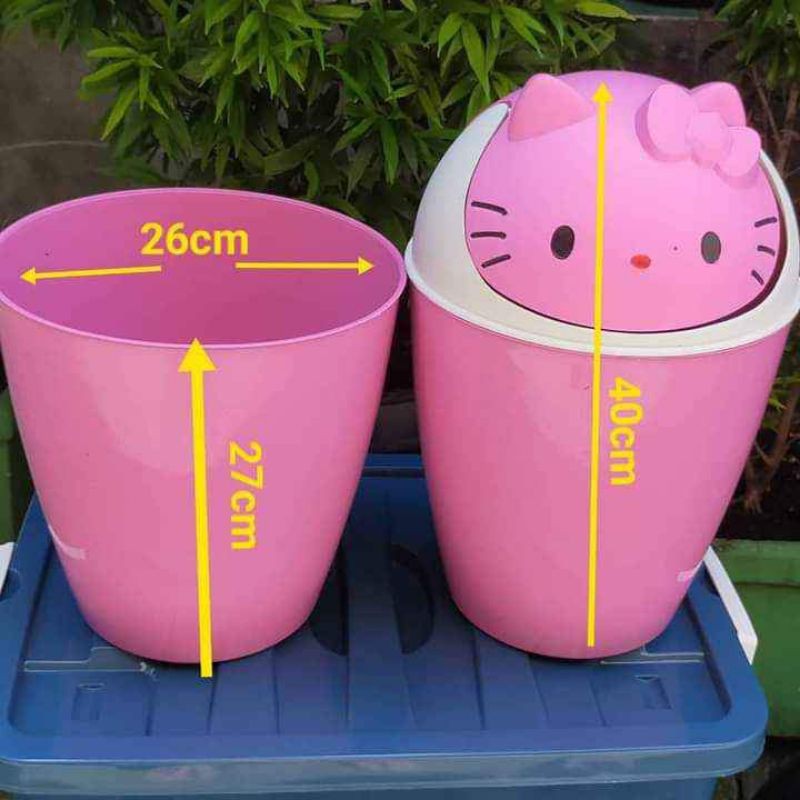 Hello KITTY JUMBO Trash Can / Trash Can HK | Shopee Philippines