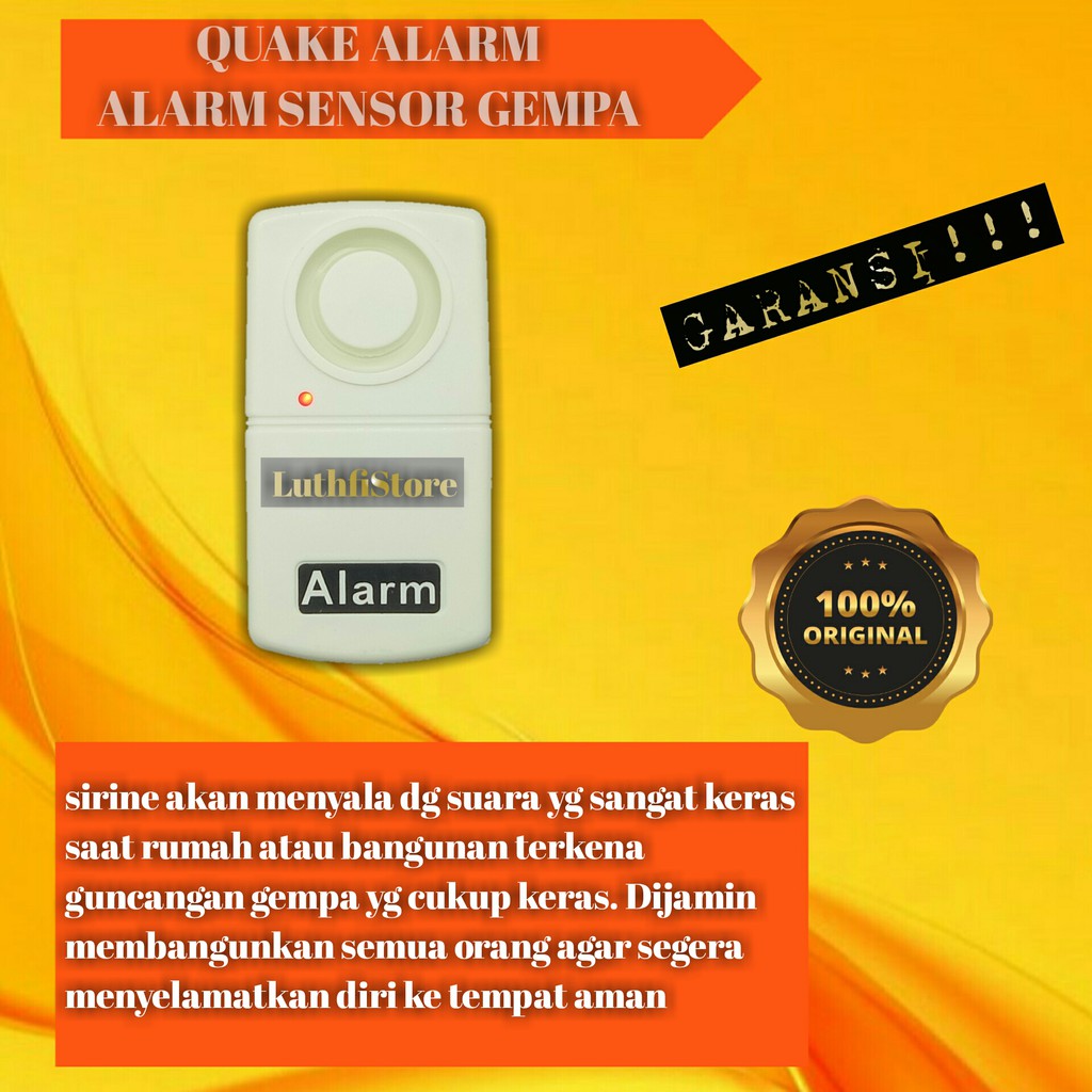 Earthquake ALARM Earthquake SENSOR VIBRATION SENSOR Electronic ...