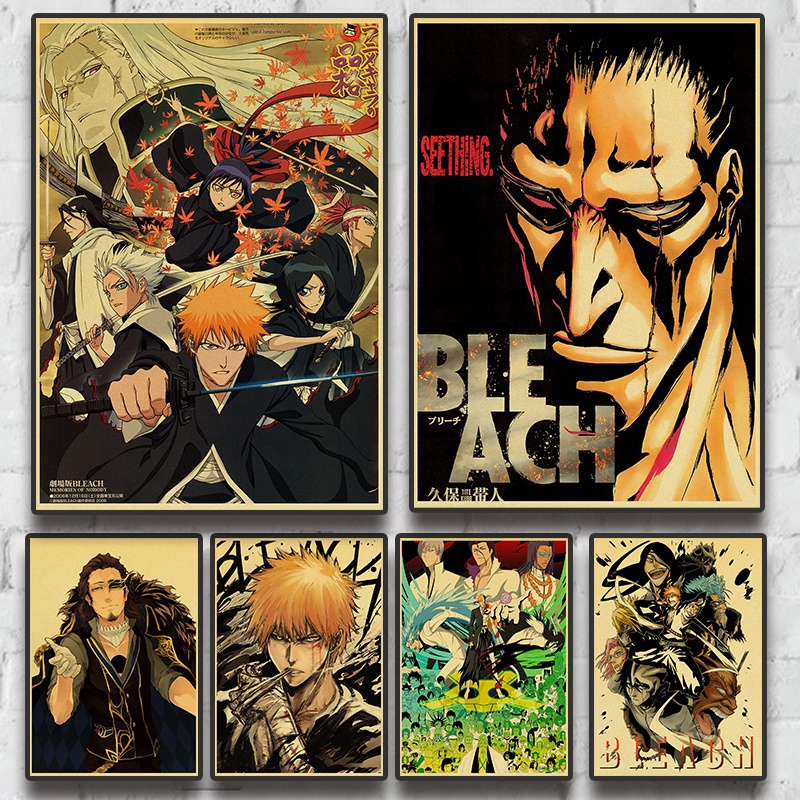 Japanese cartoon Hd cartoon kraft paper poster poster for home wall ...