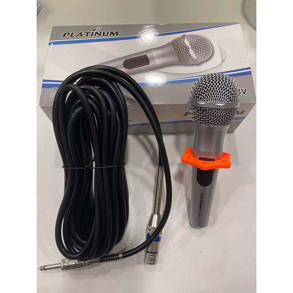 PL-998V With Free mic stoper PLATINUM DYNAMIC MICROPHONE FOR 10 METER ...