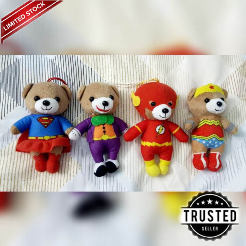 7 Eleven DC Justice League Superheroes Bear Plush Limited Edition ... 7 Eleven DC Justice League Superheroes Bear Plush Limited Edition ...