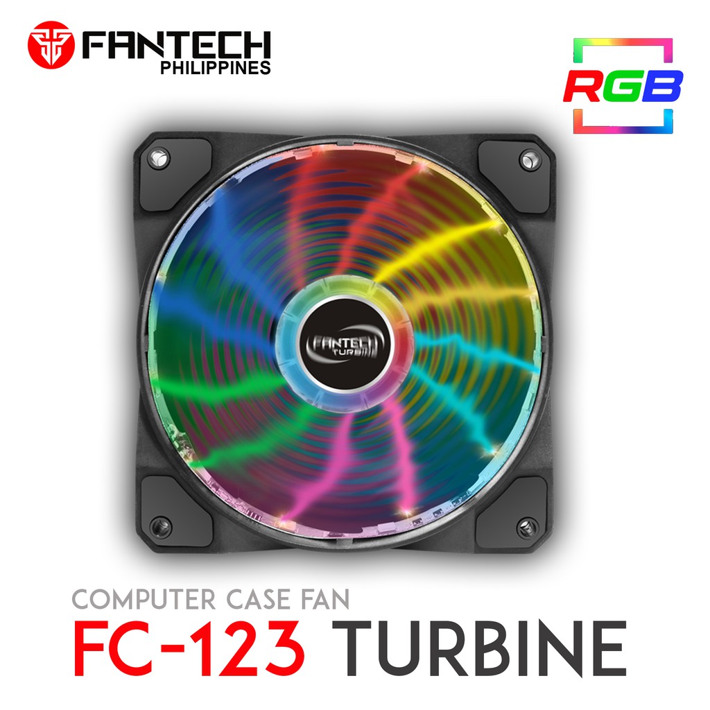 FANTECH TURBINE FC-123 RGB PC CASE FAN | Shopee Philippines