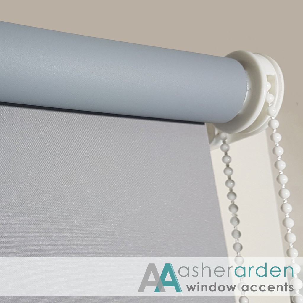 Royale Sunscreen 54"x 64" Roller Shades Dim Out Grey | Shopee Philippines