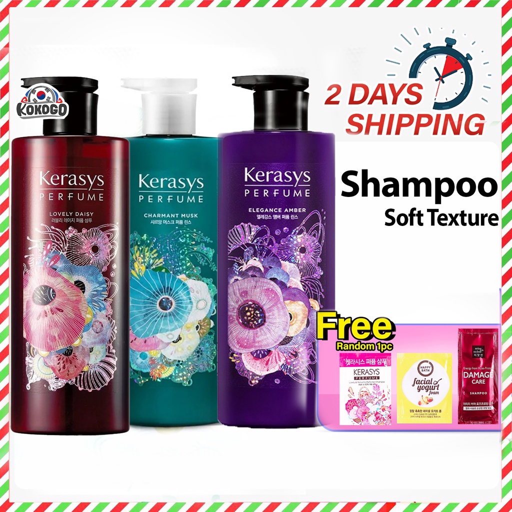 [Kerasys] Perfume Lovely Daisy Shampoo Conditioner, 600ml | Shopee ...