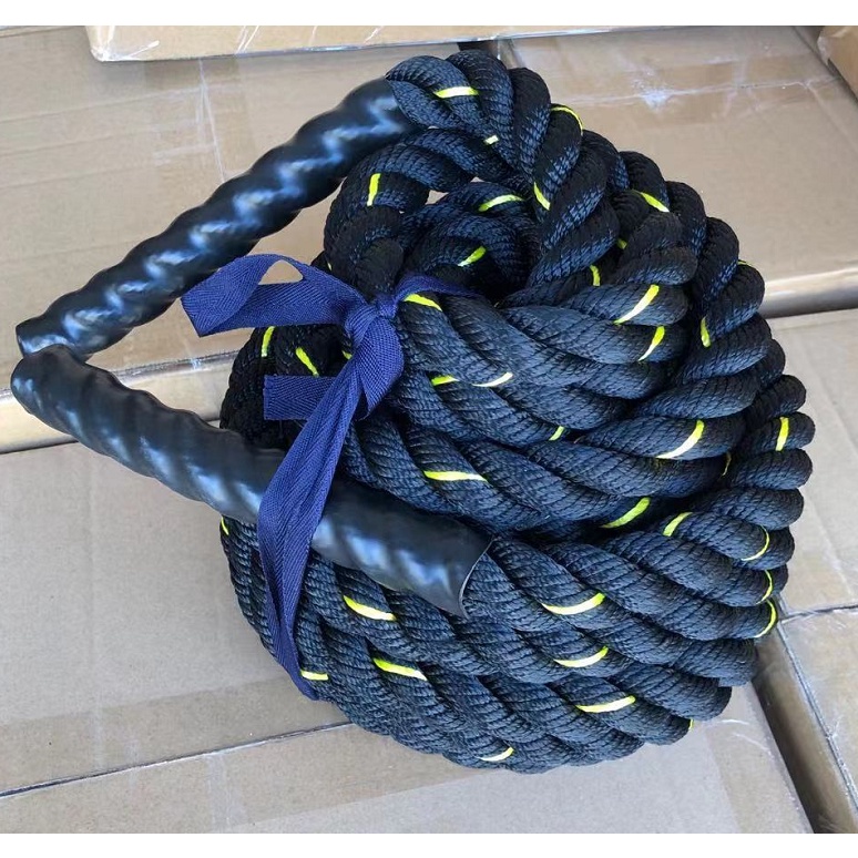 38mm*9m 8KG Fitness Battle Ropes, Fitness Training Rope Muscle UFC ...