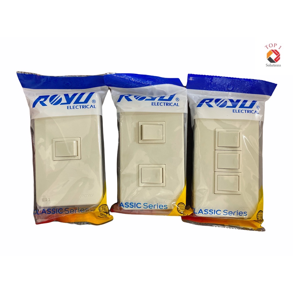 ROYU SWITCH W/ PLATE (SET) | Shopee Philippines