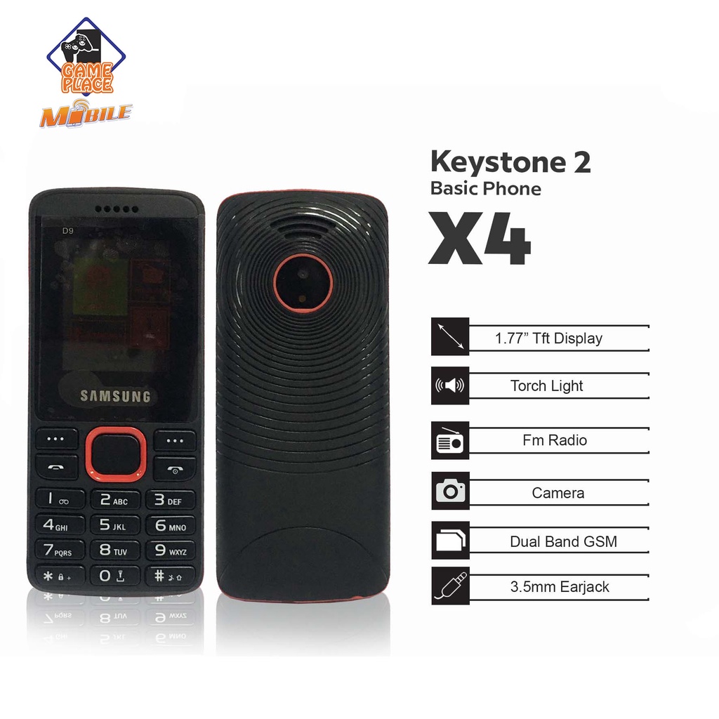 Keystone2 X4 Mobile Phone MP3 FM Flashlight Dual Sim Great Quality ...