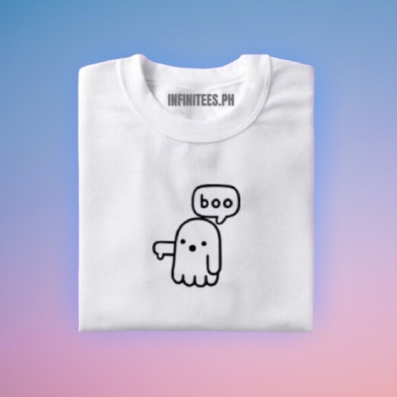 Boo Graphic Statement Tee | Shirt | Tshirt Printed High Quality Unisex ...