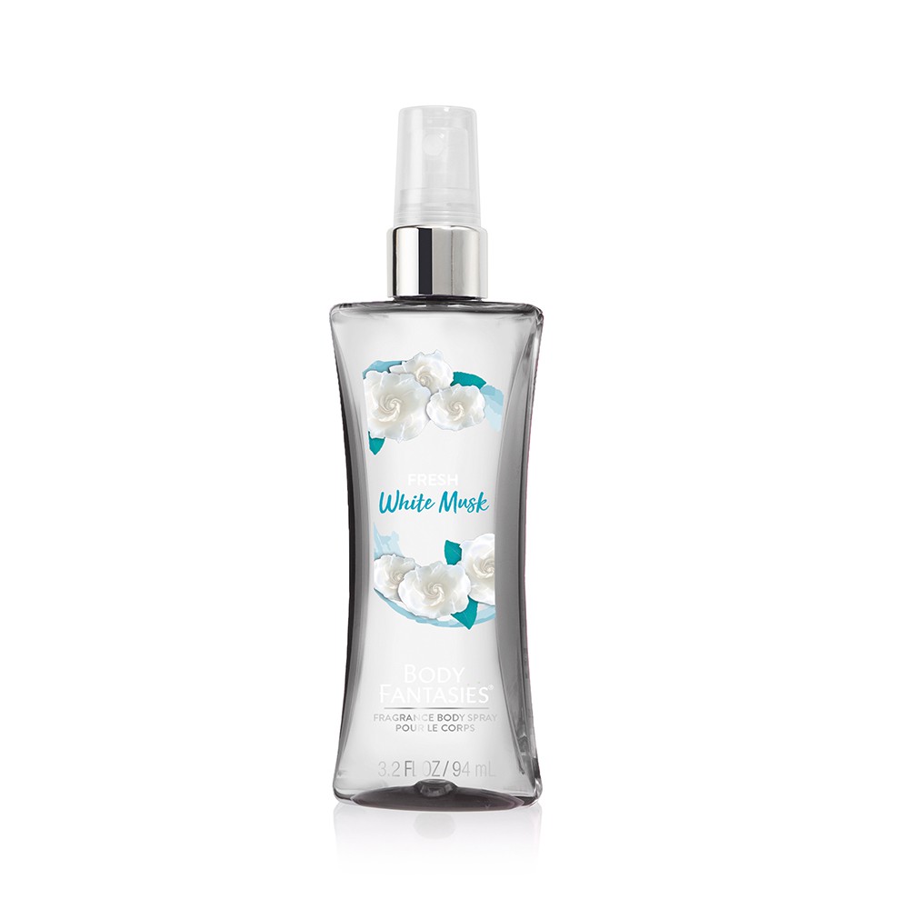 Body Fantasies Fresh White Musk Body Spray 94ml | Shopee Philippines