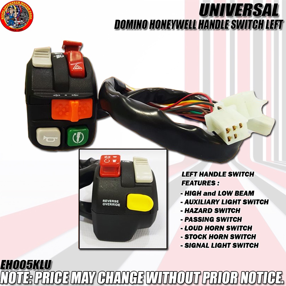UNIVERSAL DOMINO HANDLE SWITCH LEFT (EH005KLU) | Shopee Philippines