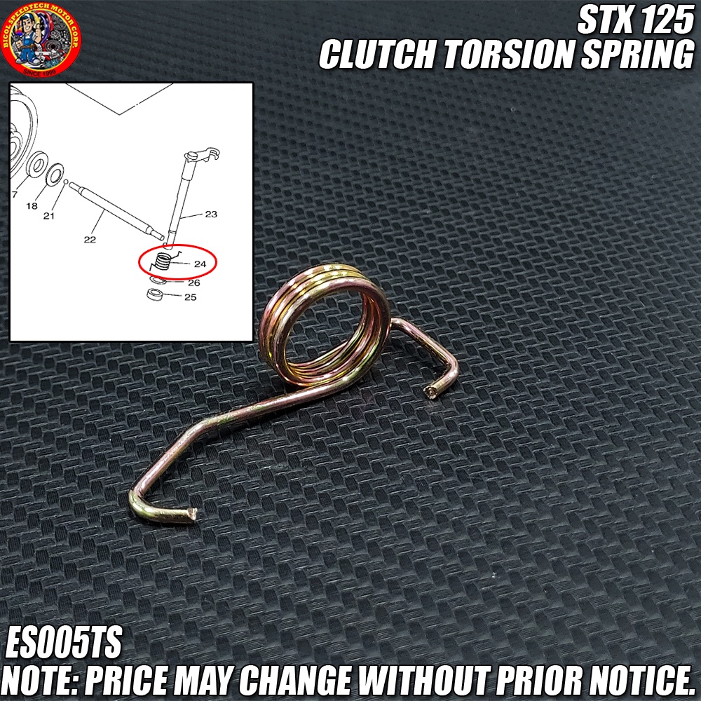 STX 125 CLUTCH TORSION SPRING (ES005TS) | Shopee Philippines