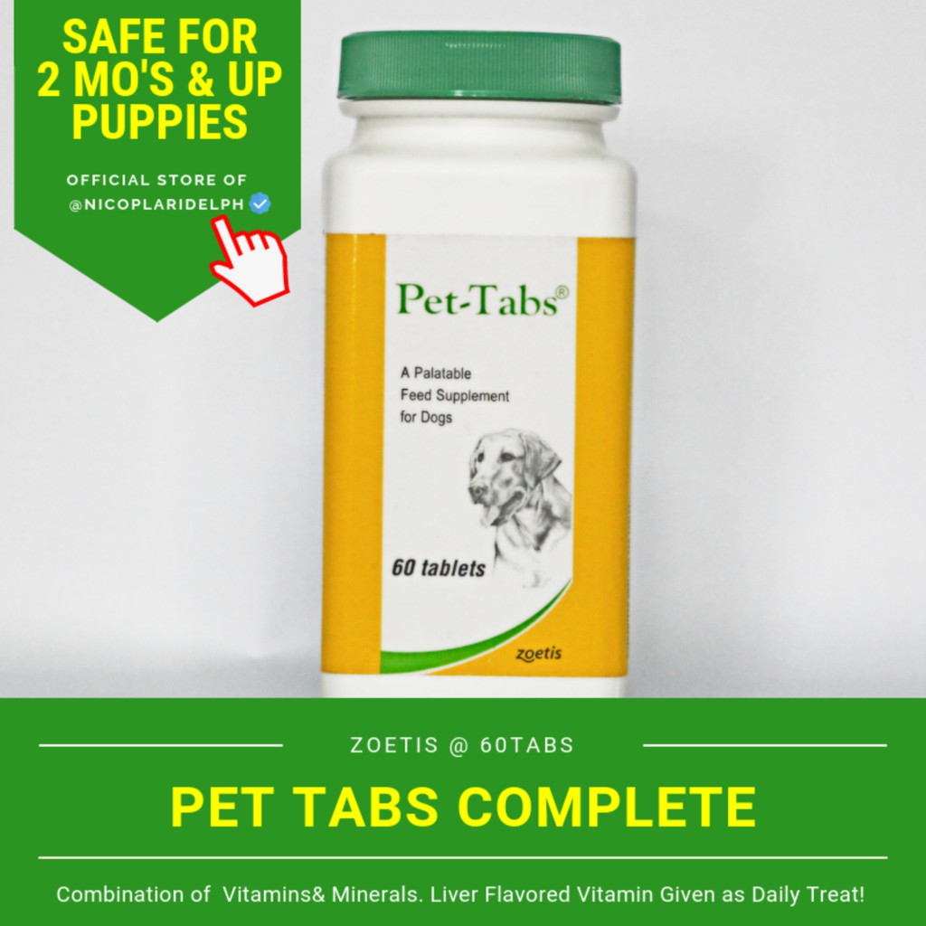 Pfizer Pet Tabs Vitamin and Mineral Supplement for Balance and Complete ...