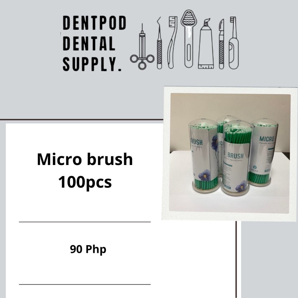 Microbrush Fine - Disposable Micro Applicator - Fine 100 pcs | Shopee ...