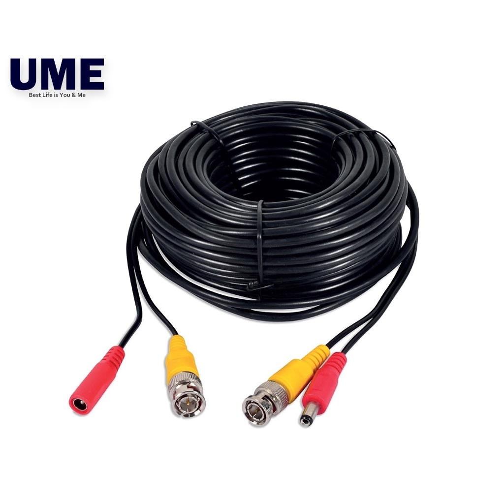 30m, All-in-One BNC Video and Power Extension Cable with Connector for ...