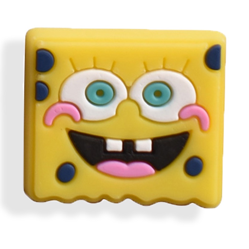 Cartoon SpongeBob Jibbitz Charm Crab Anime Jibits Crocs Snail Shoe ...