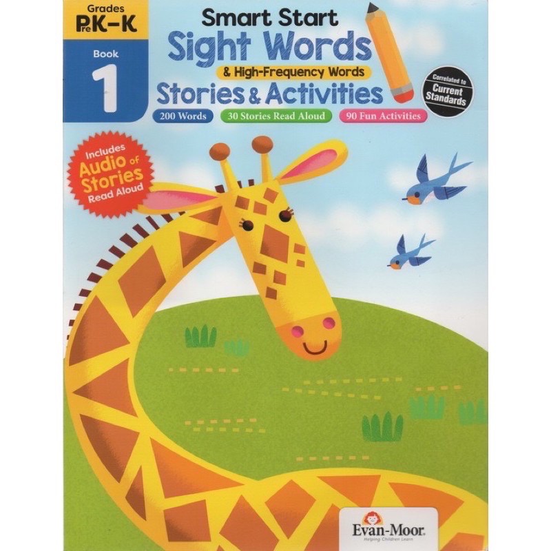 Exercises Set Smart Start Sight Words Stories & Activities Sold ...