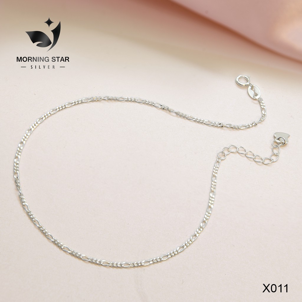 Flash Sale AN036 Genuine 92.5% Sterling Silver X011 anklet for Ladies ...
