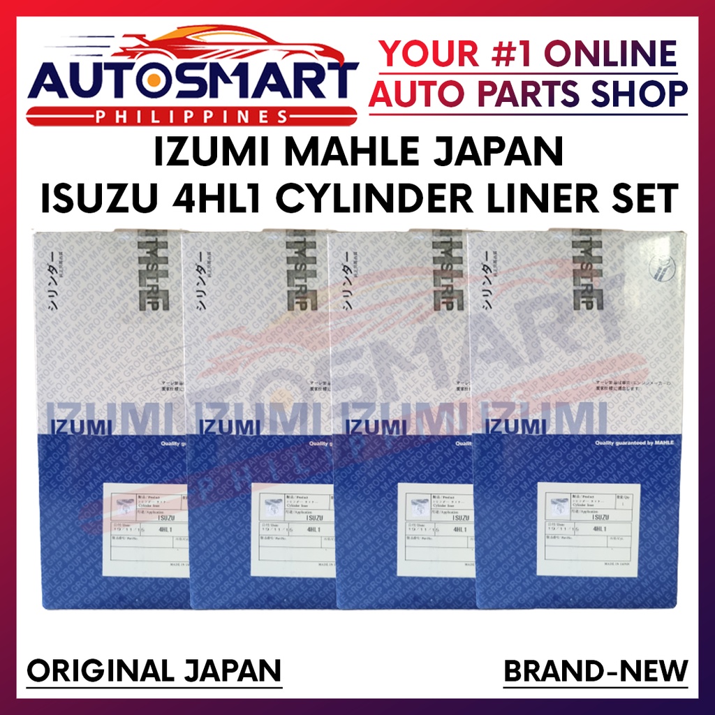 Izumi Mahle Japan 4HL1 Cylinder Liner Set | Shopee Philippines