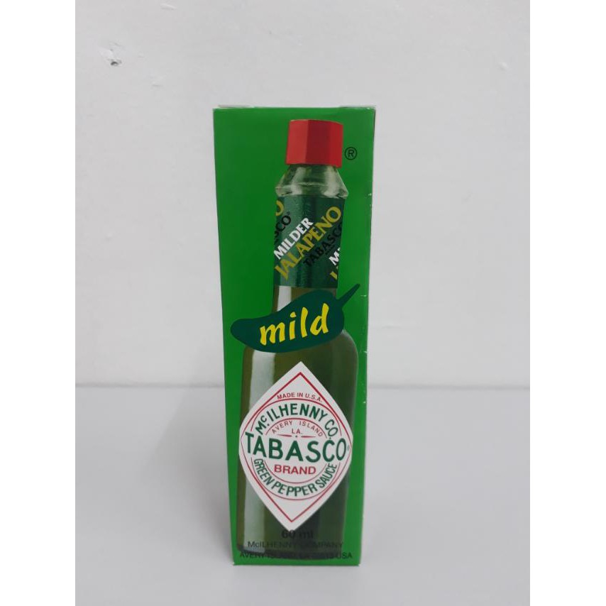 Tabasco Mild (Milder Jalapeno) 60ml HOT SAUCE | Shopee Philippines