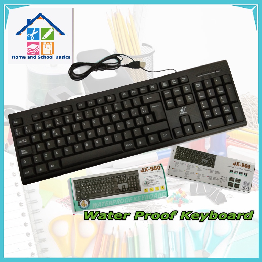 Water Proof Keyboard- Computer Keyboard - USB Type Computer Keyboard ...