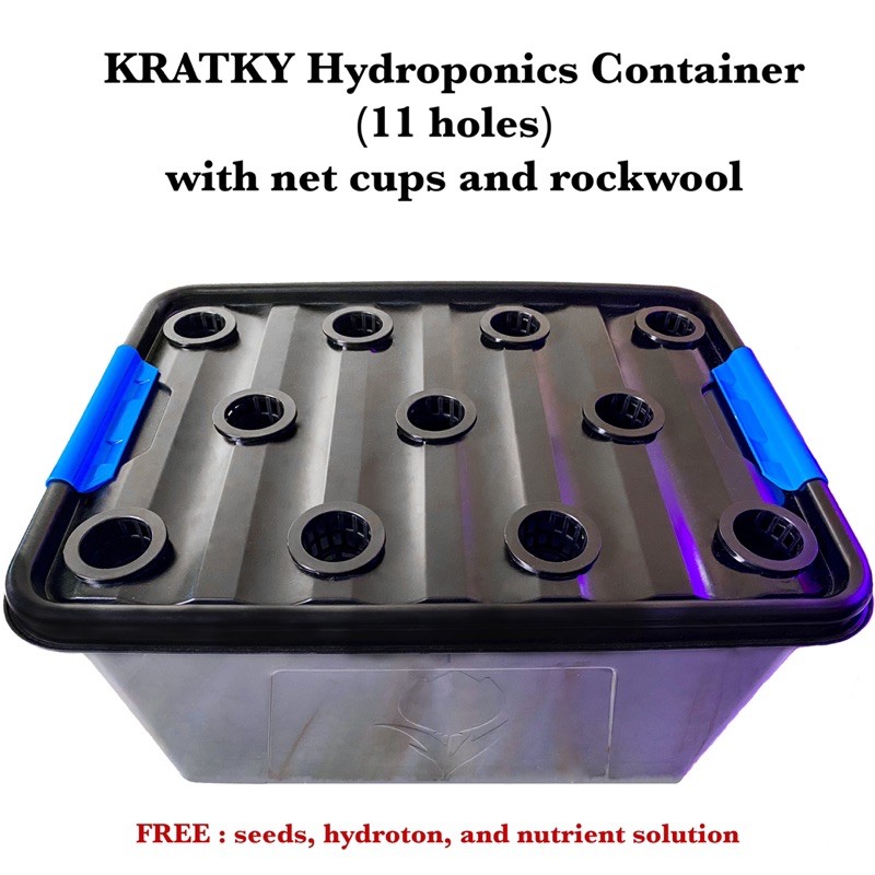 Kratky Hydroponics Container with Growing Kit (40L) | Shopee Philippines