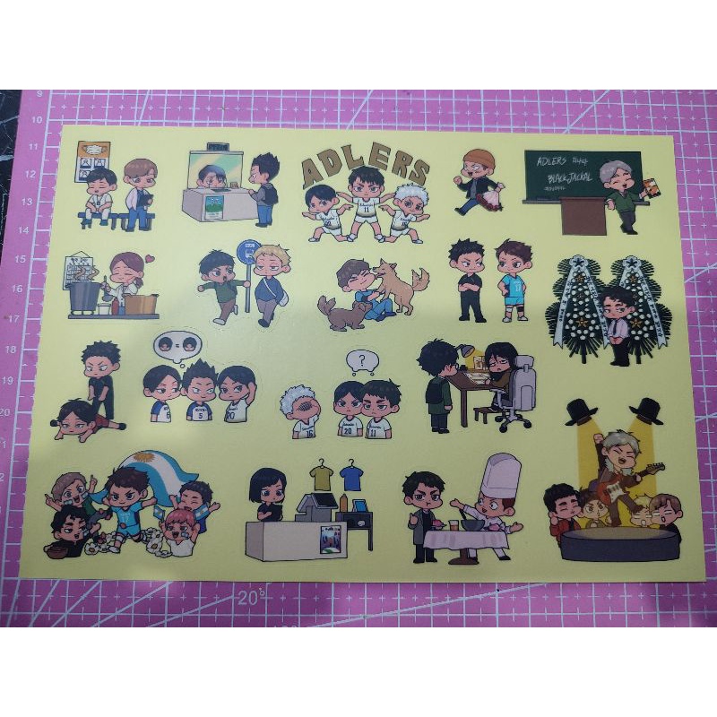 Haikyuu Stickers (w/ freebie) | Shopee Philippines