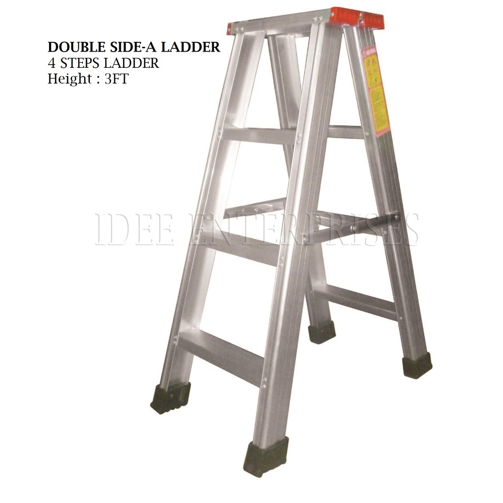 4 STEPS DOUBLE SIDE-A LADDER - XG-101A4 | Shopee Philippines