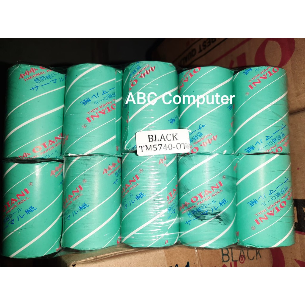 Otani Brand Thermal Receipt Paper 57x40 contains 10 rolls | Shopee ...