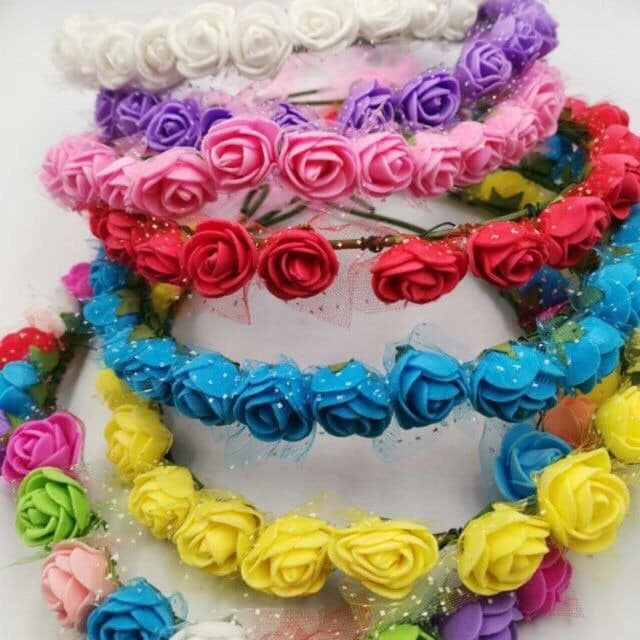 Rose Flower Crown Headband | Shopee Philippines
