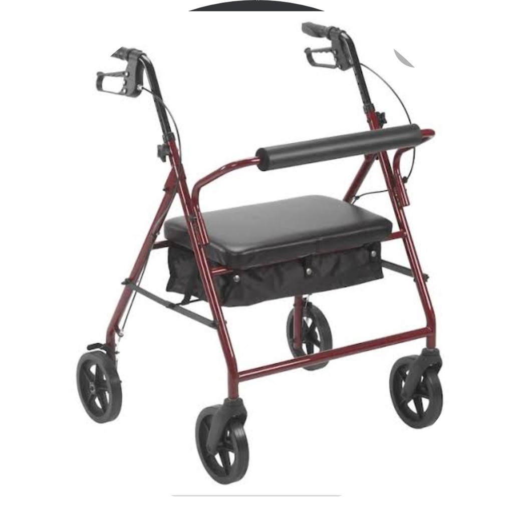 Rollator Walker with Footrest - Medical Rollator with Footrest | Shopee ...