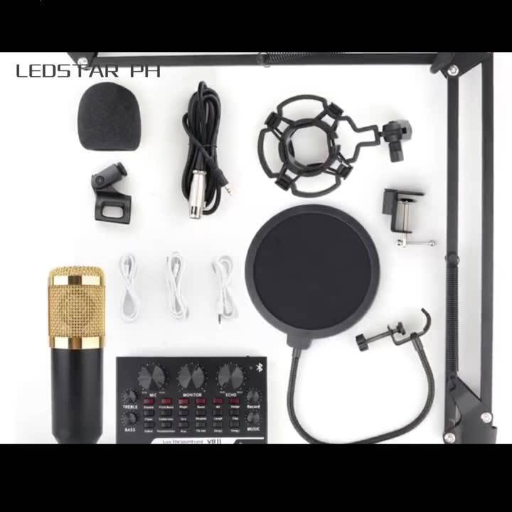 Original Condenser Microphone Kit With V8 Multifunctional Live Sound ...