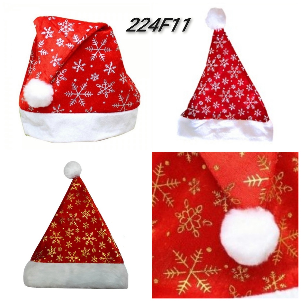 Santa Hat Snow / Star Flakes Design For Christmas Season #224F112 ...