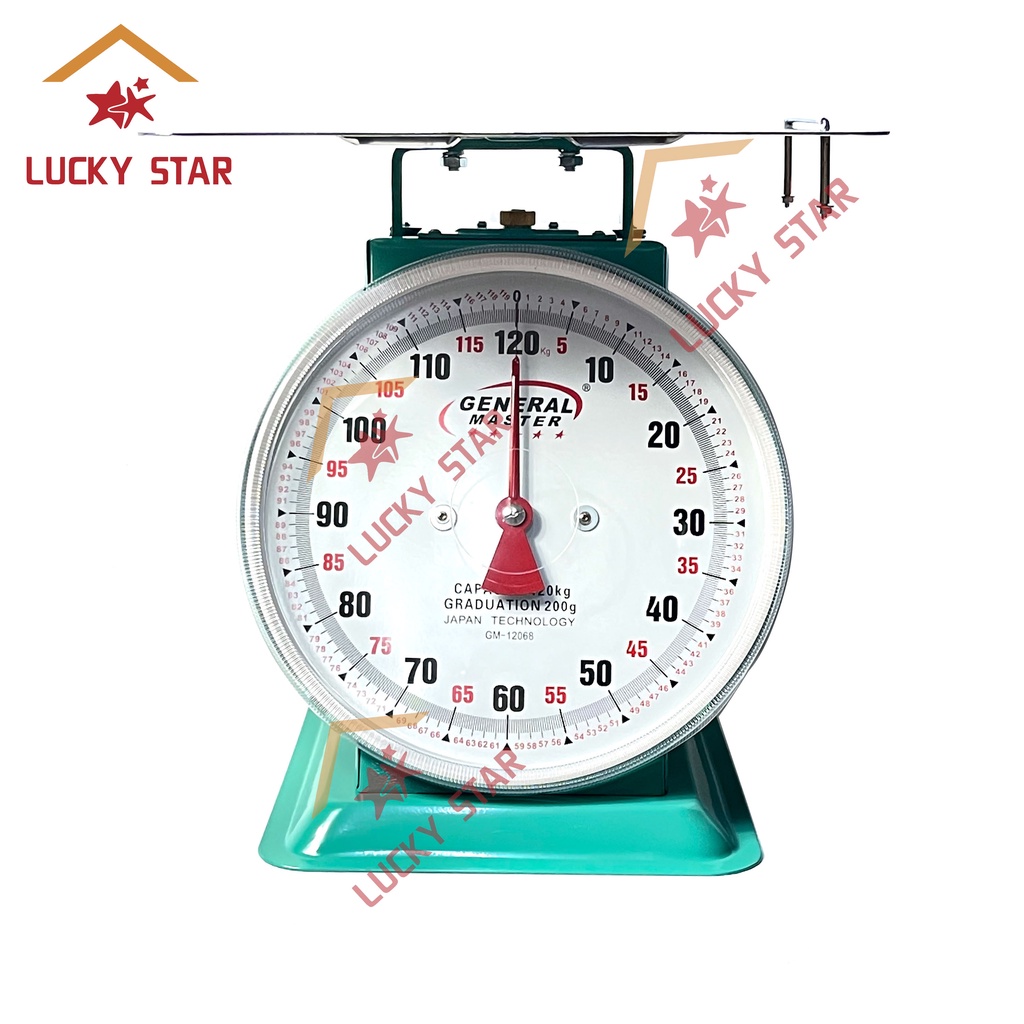 GM-12068 120Kg Flat Kitchen Scale General Master Dail Spring Scale ...