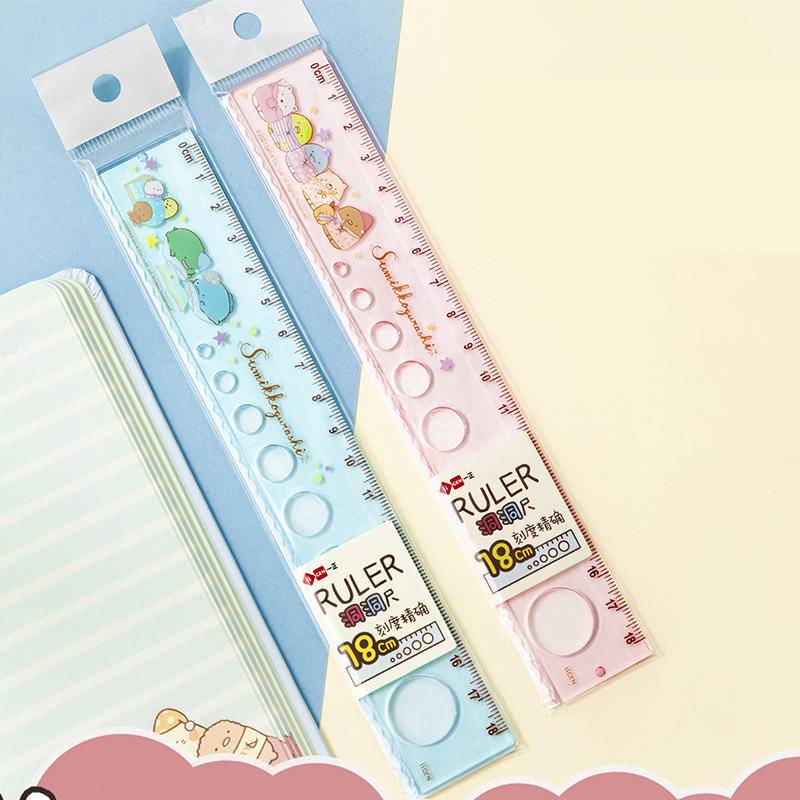 18CM SUMIKKO GURASHI Acrylic Ruler animal Kawaii Stationery Drawing ...