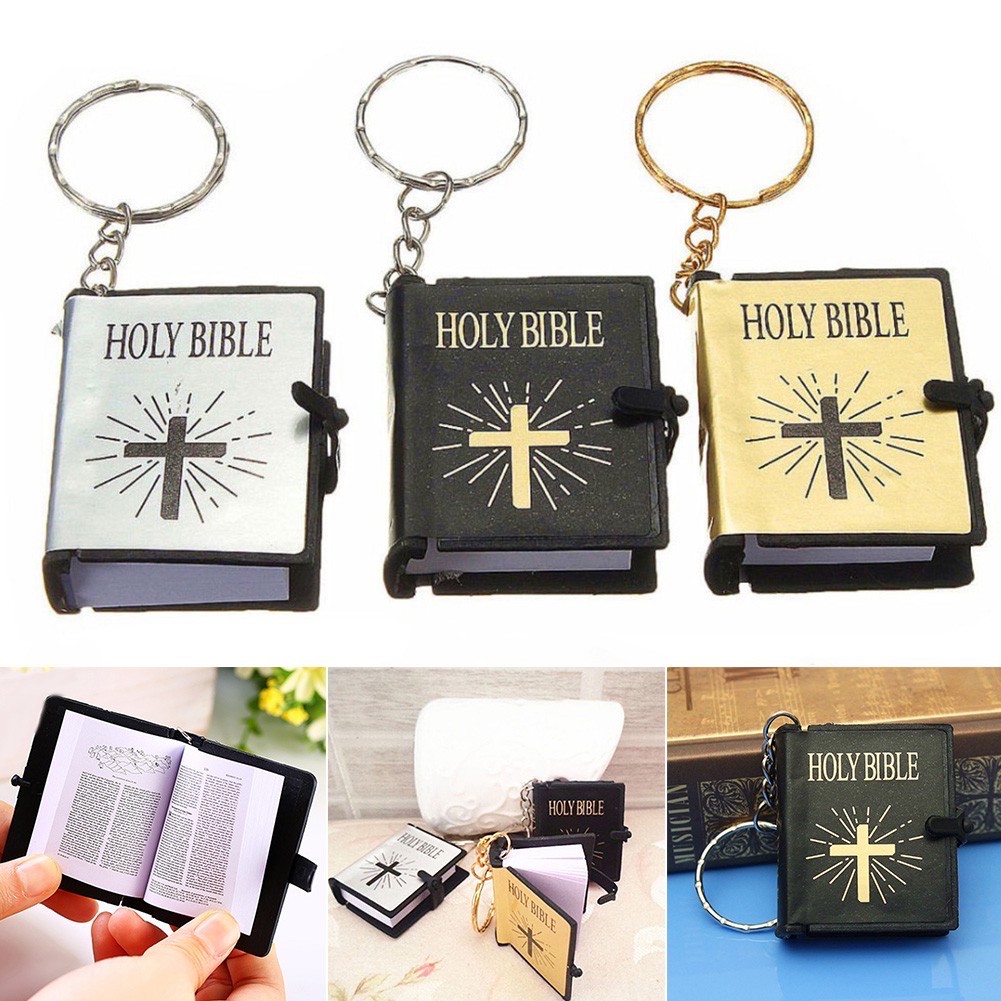 GANTUNGAN Bible Key Chain (Black / Silver) | Shopee Philippines