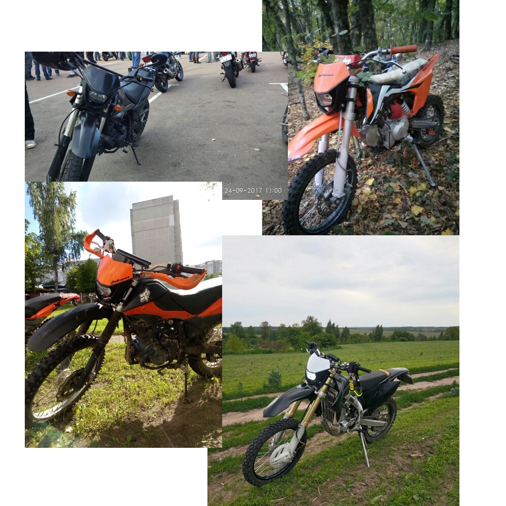 JFG MOTO Motorcycle Universal 12V Headlight For XR200 CRF230F CRF300L ...