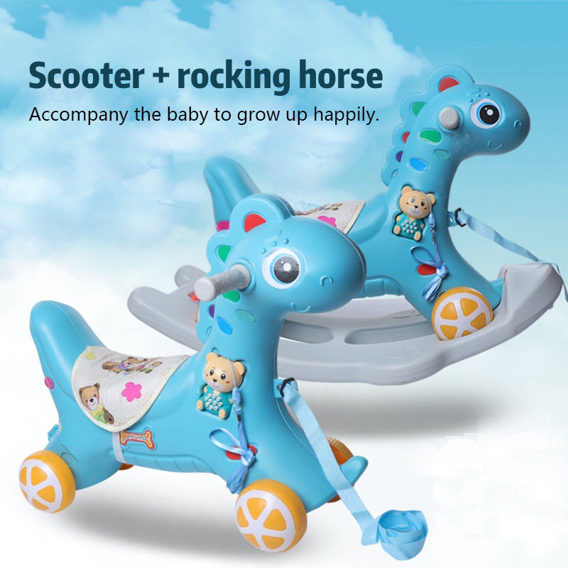 COD Baby Rocking Horse Available in Pink & BlueToys Babies & Kids Toys ...