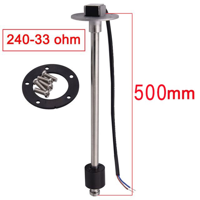 Fuel Level Sensor 0~190 ohm / 240~33 ohm Boat Car Fuel Sender Unit ...