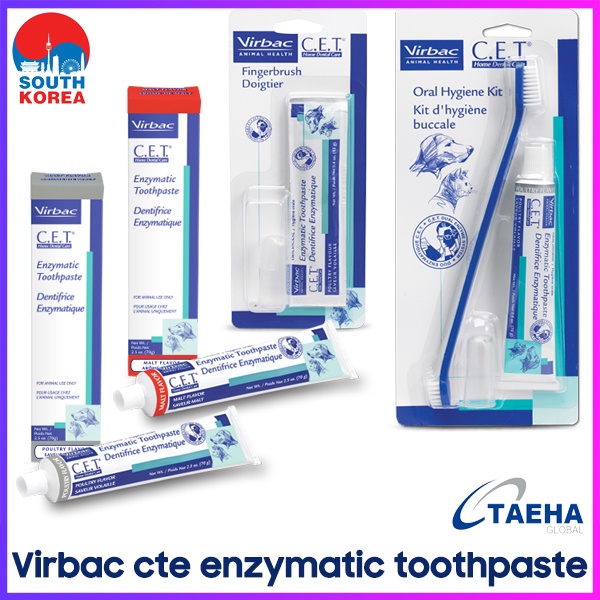Virbac cte enzymatic toothpaste / Flavor Vanilla Mint Poultry ...