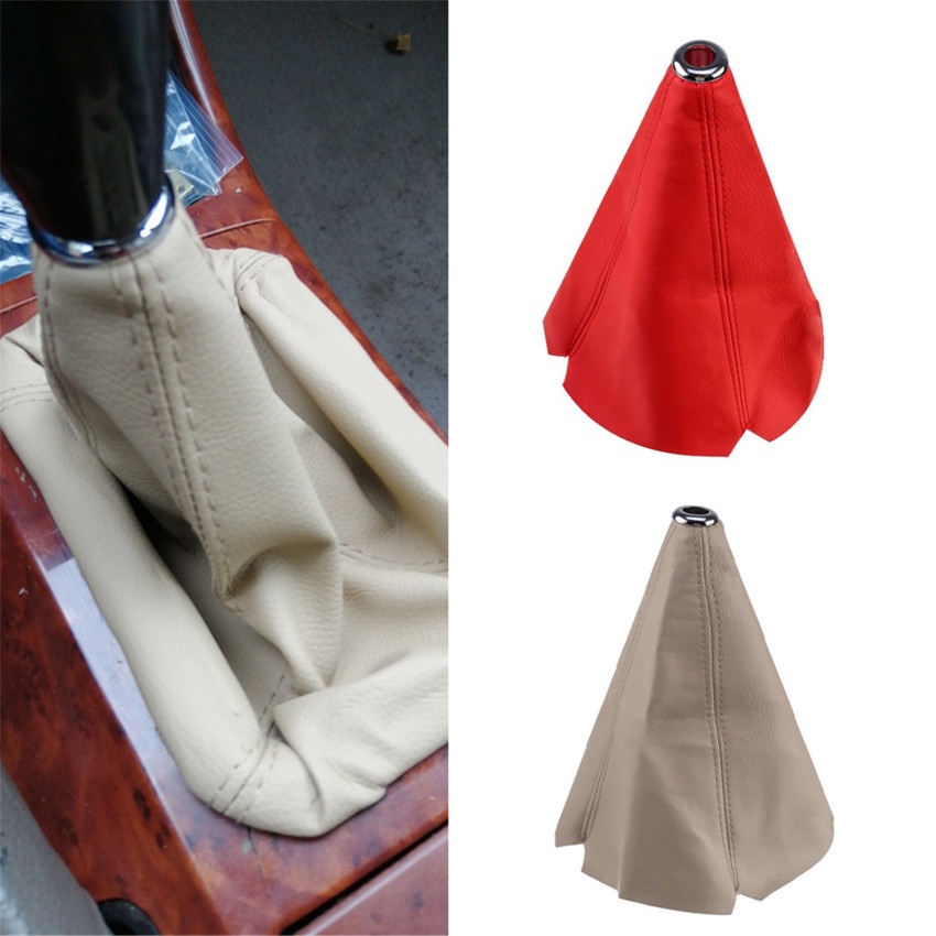 Universal PU Leather Gear Shift Collars Car Hyper Fabric Gear Shift ...