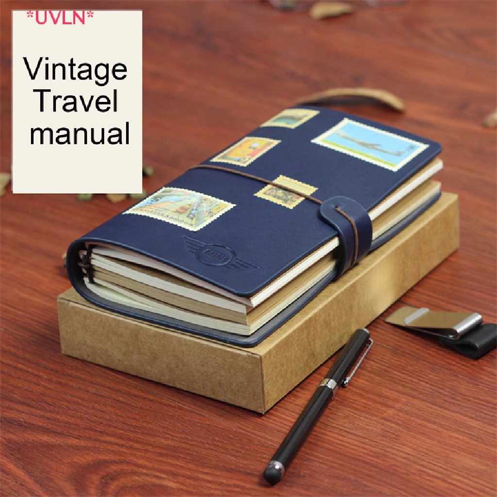 UVLN> A6 Vintage Journey Spiral Dairy Notebook Leather Sketch Book ...