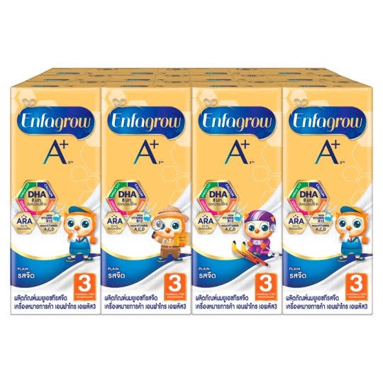 Enfagrow A + UHT Formula 3 Plain Flavor 24 Boxes (180ml) | Shopee ...