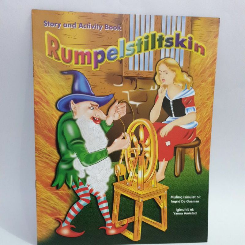 Rumpelstiltskin- Bedtime Stories and Activity Book ( Read and Color ...