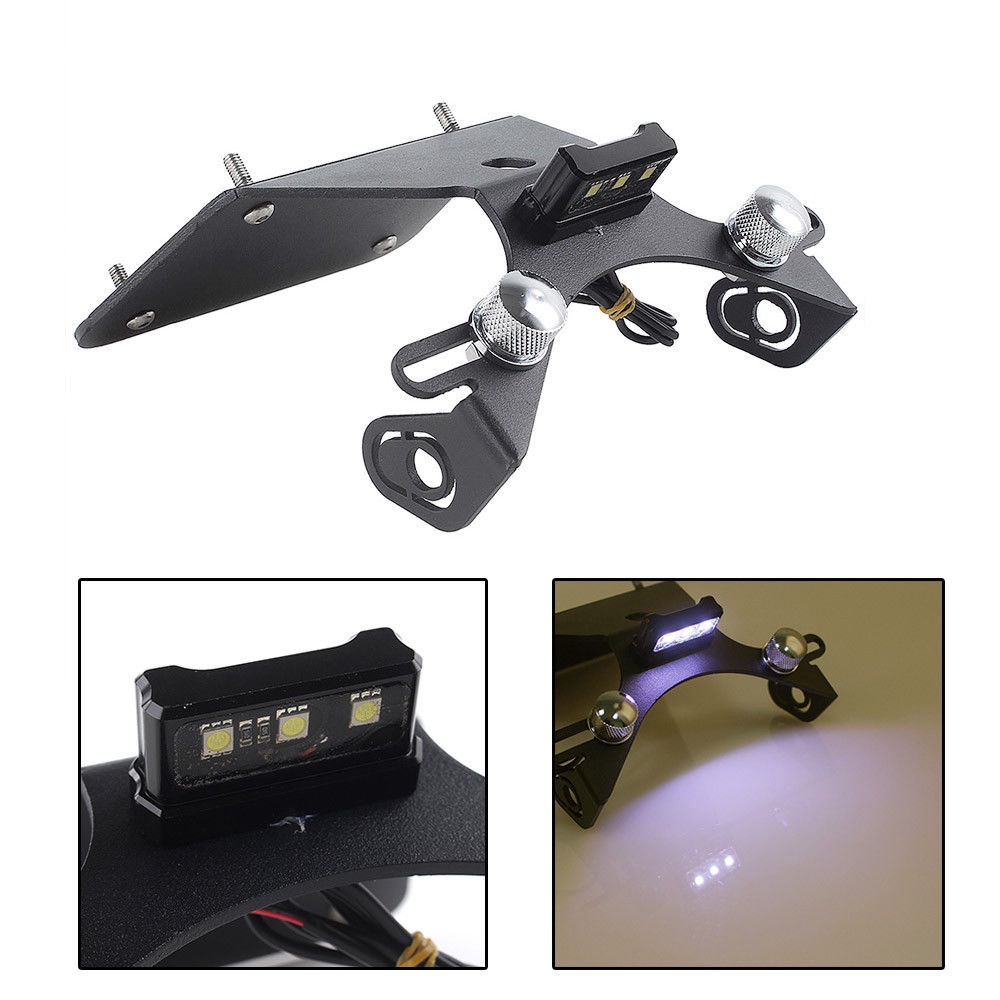 Moto Fender Eliminator Tail Tidy License Plate Holder Bracket Led Light ...