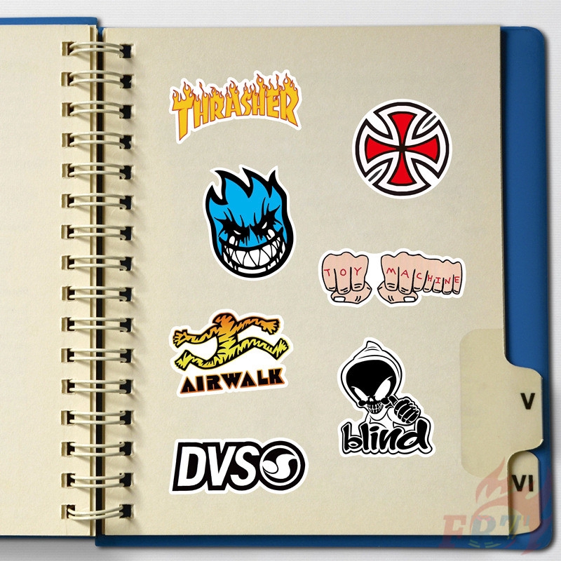 100Pcs/Set Fashion HipHop Classical Stickers Kaws JDM DIY Luggage ...