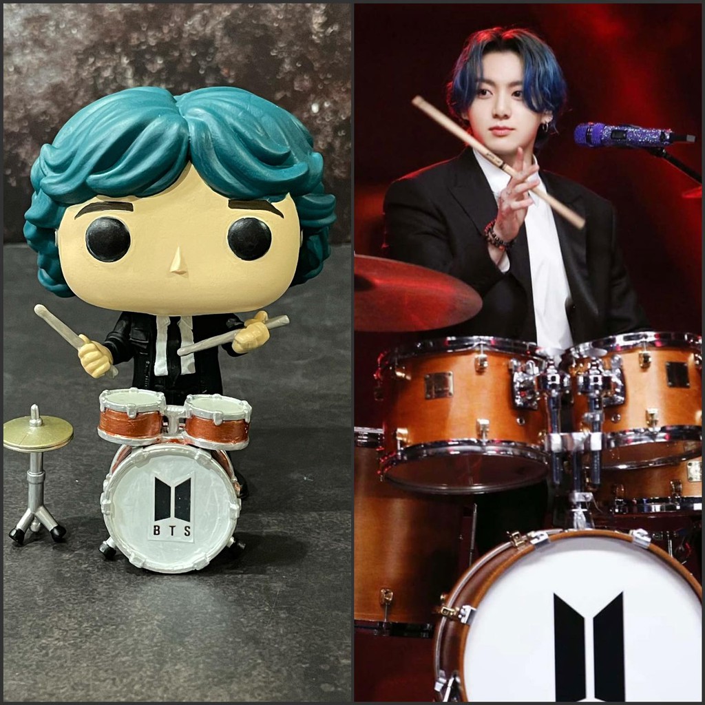 BTS JungKook Drummer Custom pop (created by ODA exclusive Custom pops) | Shopee Philippines