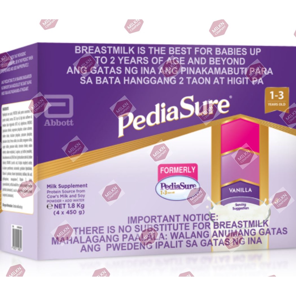 PEDIASURE 1-3 Vanilla 1.8kg-NOV 2025 exp | Shopee Philippines