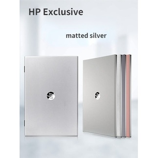 Sticker Laptop HP Matte SILVER Sides Skin 14'' 15.6'' 13'' Inch Case HP ...