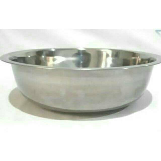 Deep Concave STAINLESS/BASKOM, 24CM | Shopee Philippines